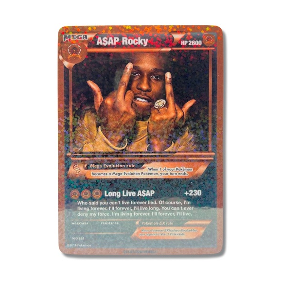 Other | Asap Rocky Pokemon Card Thanksgiving | Poshmark